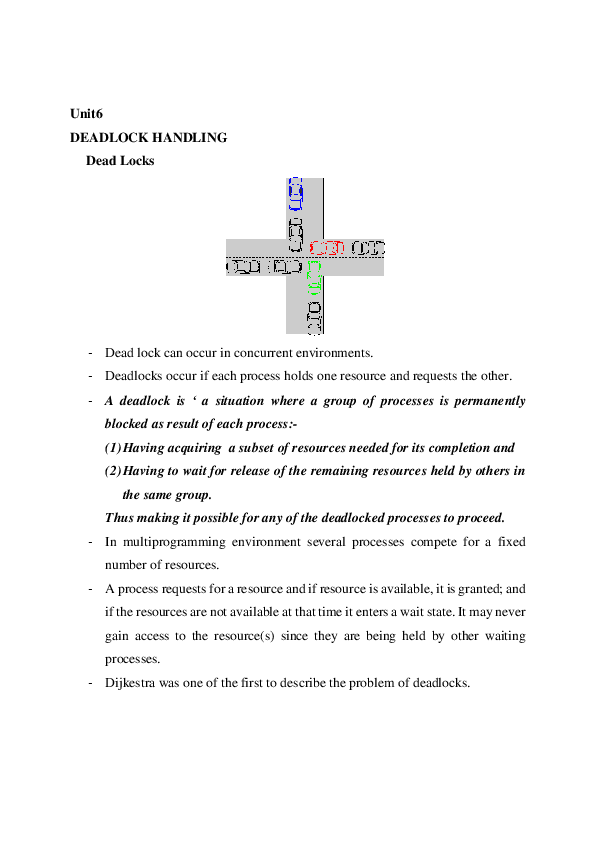(PDF) dealing with deadlock in operating systems