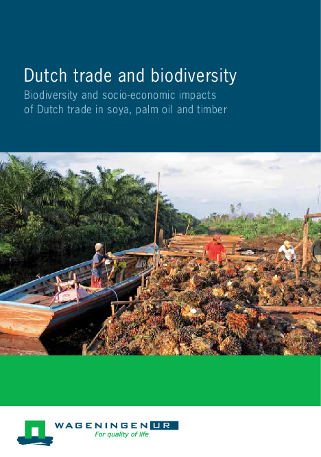 (PDF) Dutch trade and biodiversity. Biodiversity and socio-economic ...