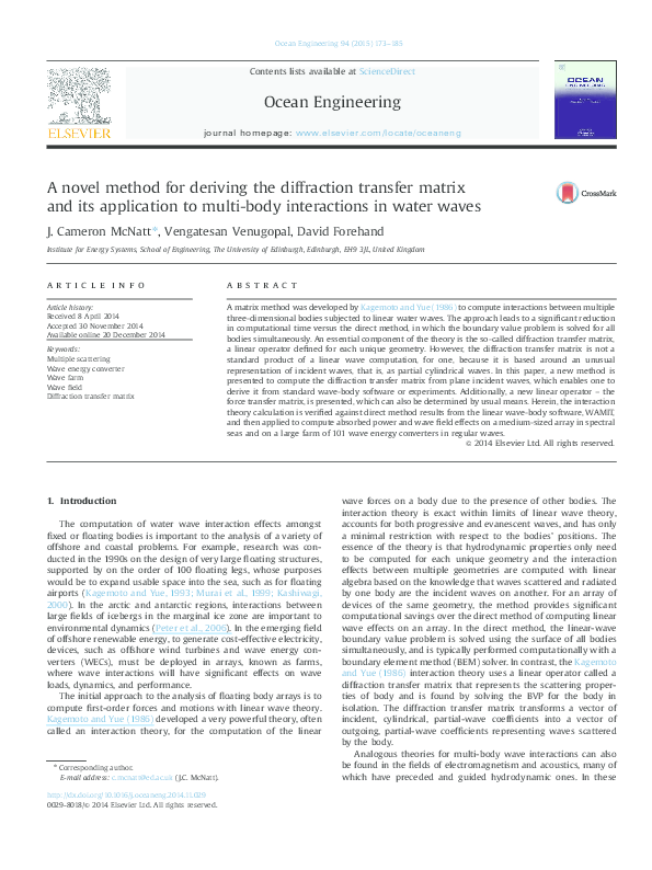 application interaction matrix