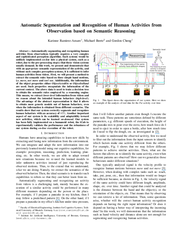 (PDF) Automatic segmentation and recognition of human activities from ...