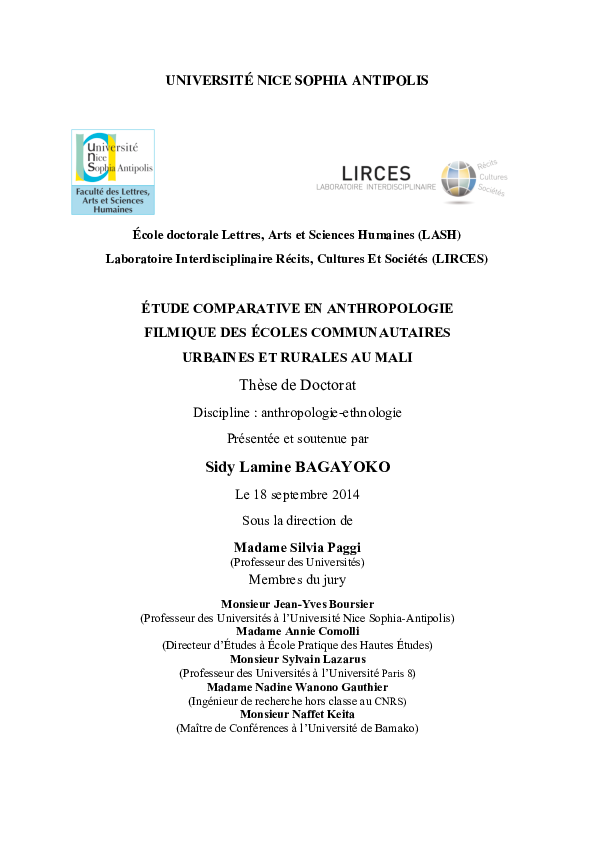 PhD thesis cover page