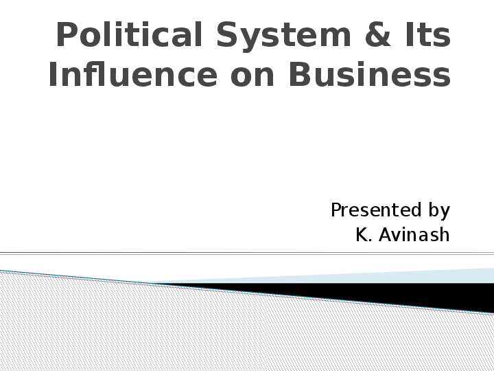 (PPT) Political System Its Influence on Business