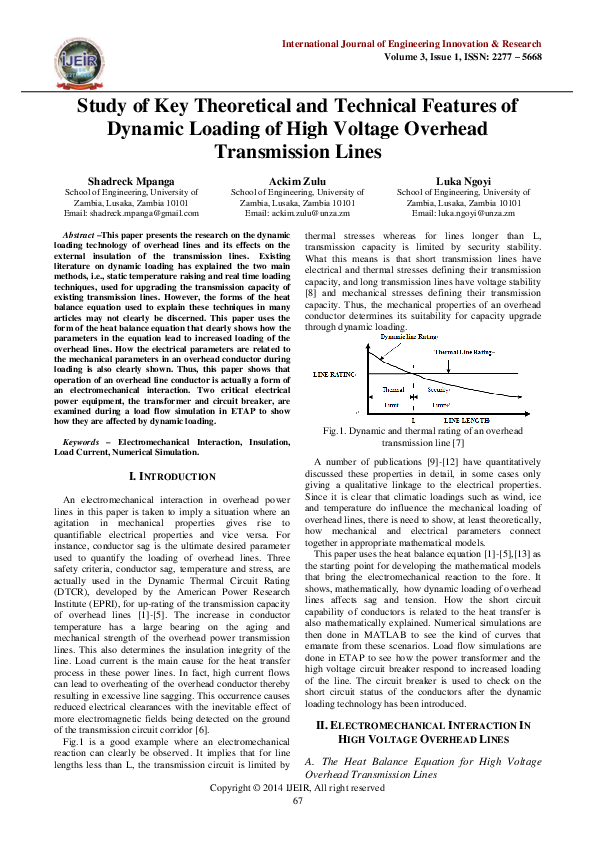 (PDF) Study of Key Theoretical and Technical Features of Dynamic ...