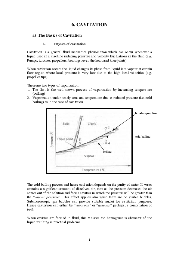 (PDF) Cavitation