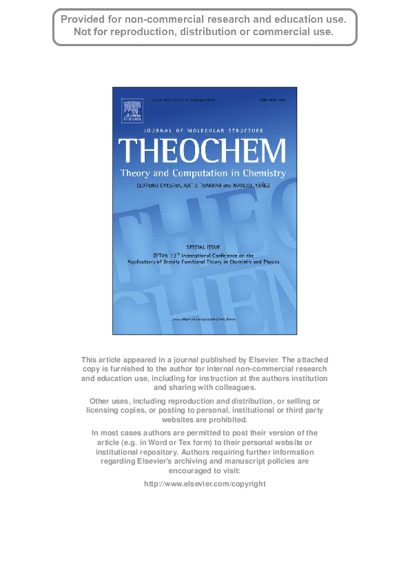 (PDF) Electron and vibrational spectroscopies using DFT, plane waves and pseudopotentials ...
