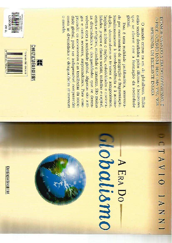 (PDF) A era do Globalismo Octavio Ianni
