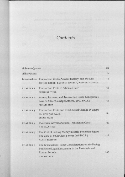 (PDF) Law and Transaction Costs in the Ancient Economy | David M Ratzan ...