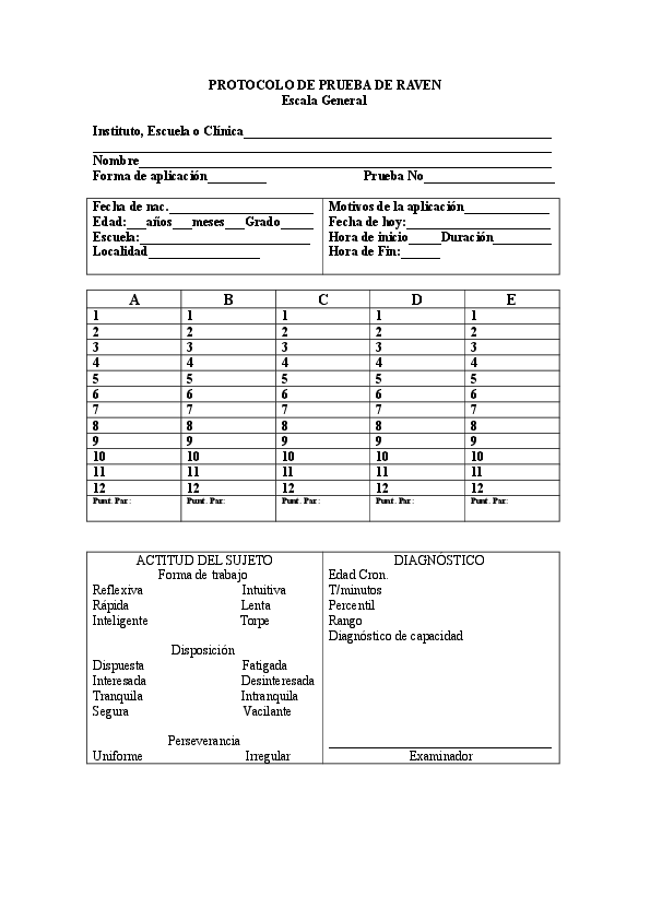(DOC) Protocolo Raven adultos