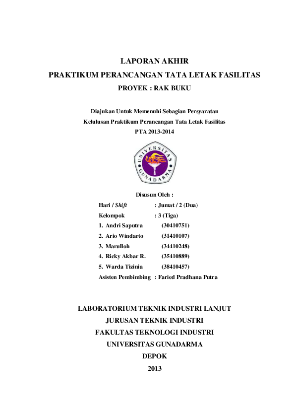 (PDF) Usulan Tata Letak Ulang Menggunakan Software Quantitative Systems ...