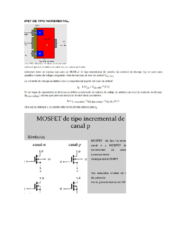 (DOC) Clase mosfet incremental