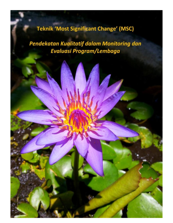 (PDF) Teknik ‘Most Significant Change’ (MSC): Pendekatan Kualitatif ...