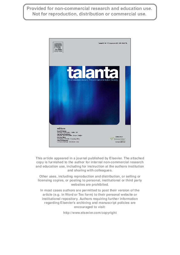 (PDF) Microwave-Assisted LC-FLD for Soap in Sludge