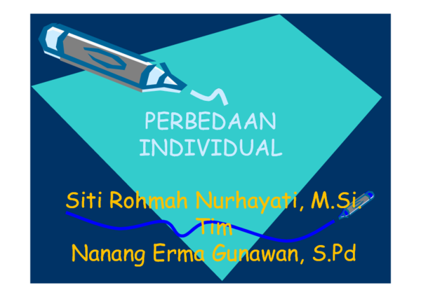 (PDF) 002. Psi Pend III Indv Dif Power point | Mhs Psikologi DEA KARLINA - Academia.edu