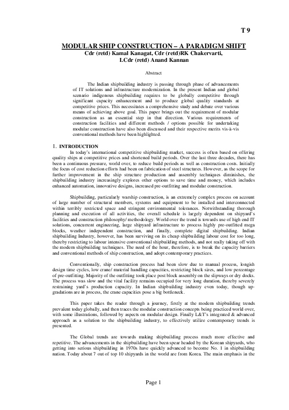 (PDF) Modular Construction