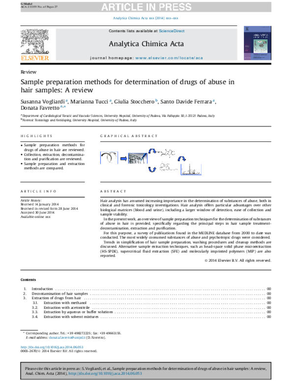 (PDF) Sample preparation methods for determination of Cd, Pb and Sn in ...