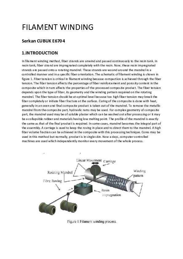 (PDF) Filament Winding