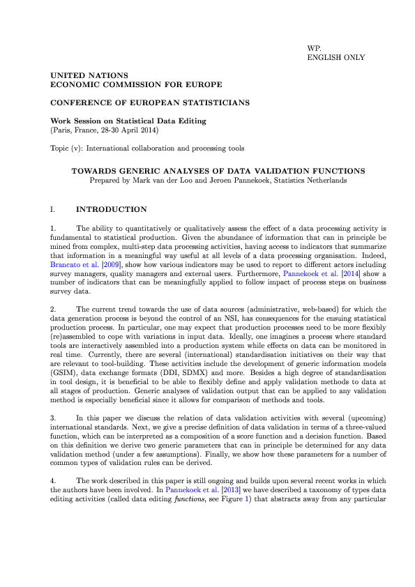 (PDF) Towards generic analysis of data validation functions