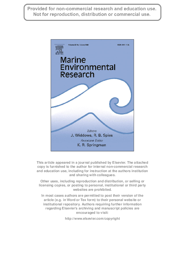 (PDF) ACOUSTIC DOSE-RESPONSE EFFECTS IN MARINE FISH