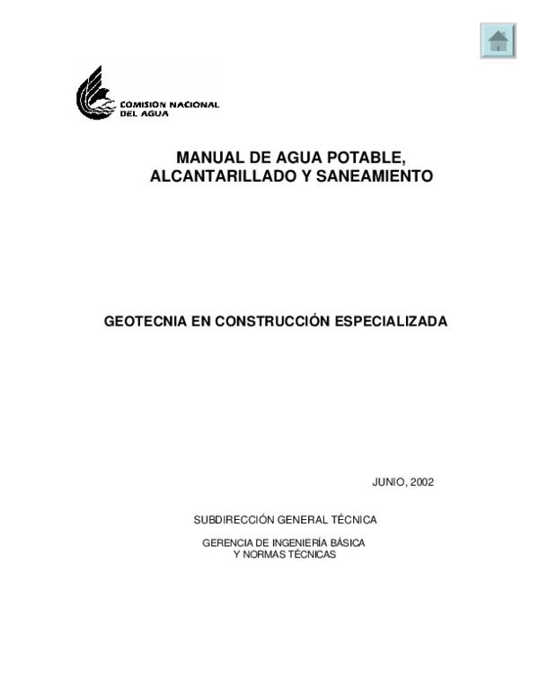 (PDF) MANUAL DE AGUA POTABLE ALCANTARILLADO Y SANEAMIENTO CNA