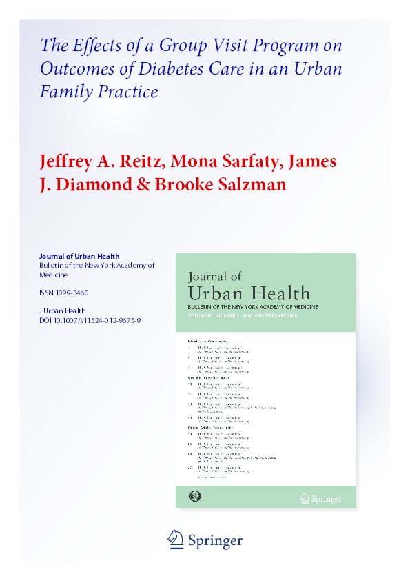 (PDF) DISH: Evaluation of a diabetes group visit program