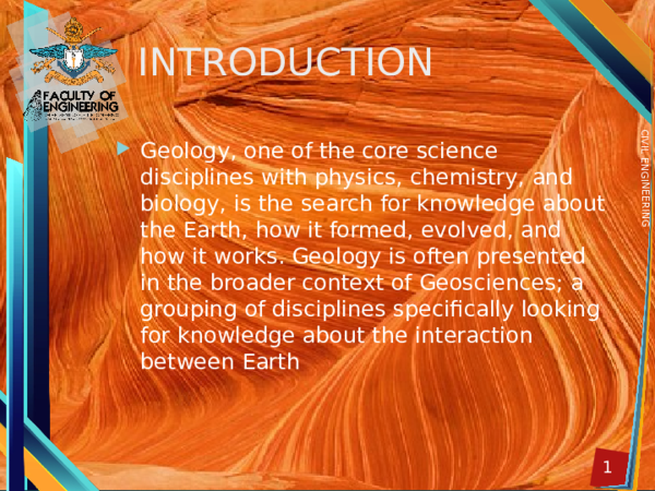 (PPT) geology ppt