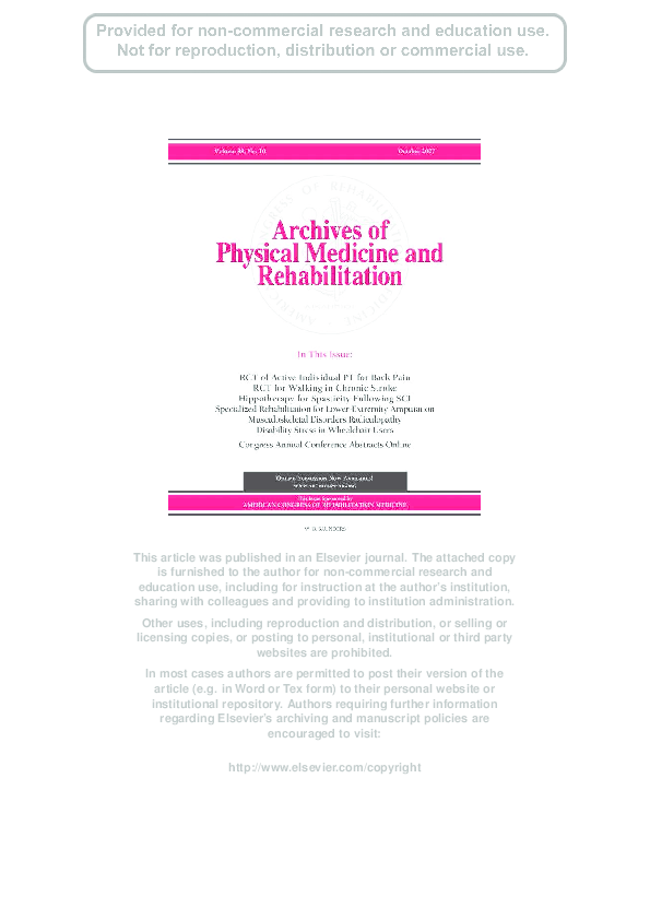 (PDF) Dual-Task Exercise Improves Walking Ability in Chronic Stroke: A ...