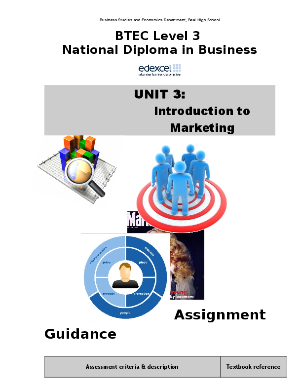(DOC) UNIT 3 INTRODUCTION TO MARKETING NEW LEVEL 3