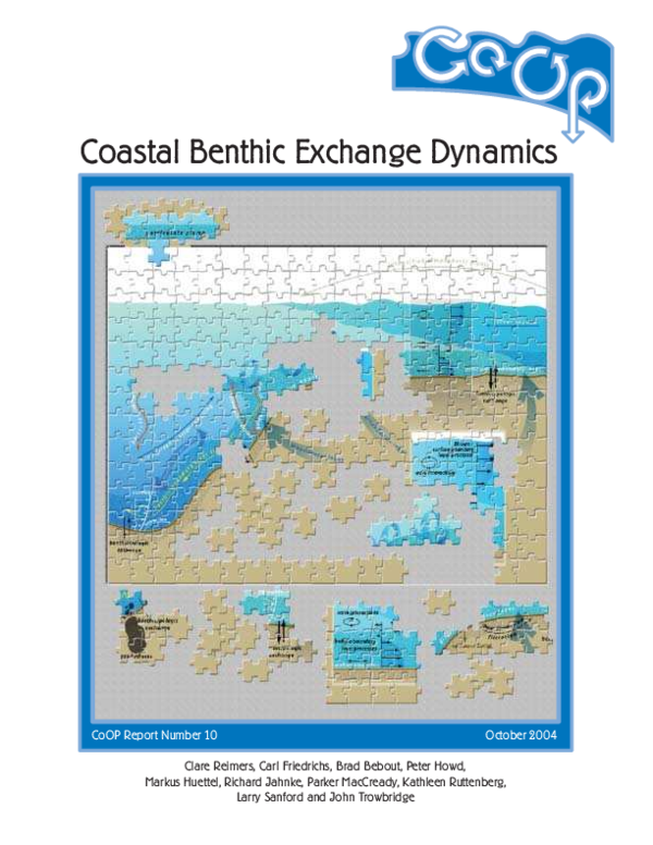 (PDF) Coastal Benthic Exchange Dynamics