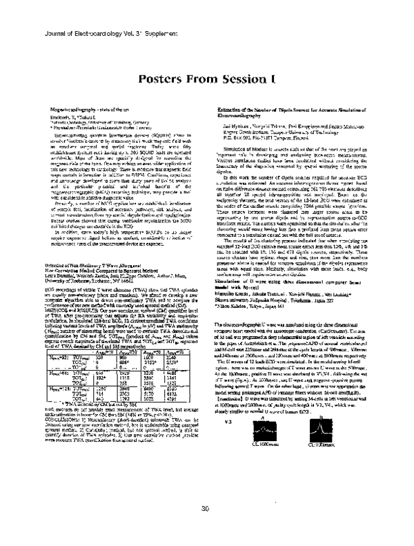 (PDF) Detection of non-stationary T wave alternans: New correlation method compared to spectral ...