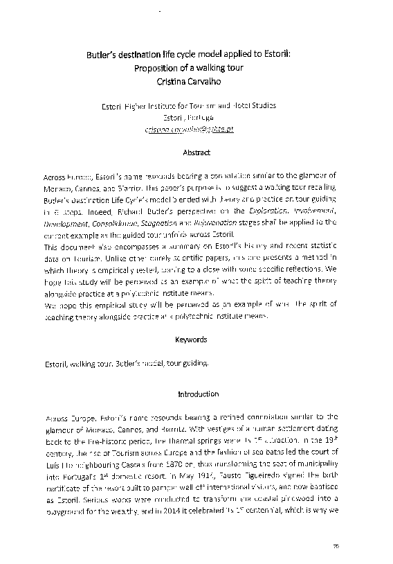 (PDF) Butler's Destination Life Cycle Model Applied to Estoril ...