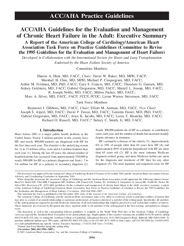 (PDF) ACC/AHA Guidelines for the Evaluation and Management of Chronic ...