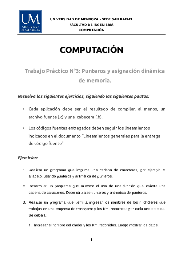 (PDF) TP3 Ejercicios Lista Enlazada C | Gaston Rodriguez - Academia.edu