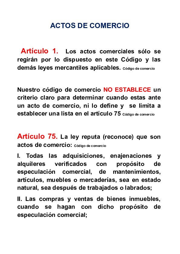 (DOC) ACTOS DE COMERCIO