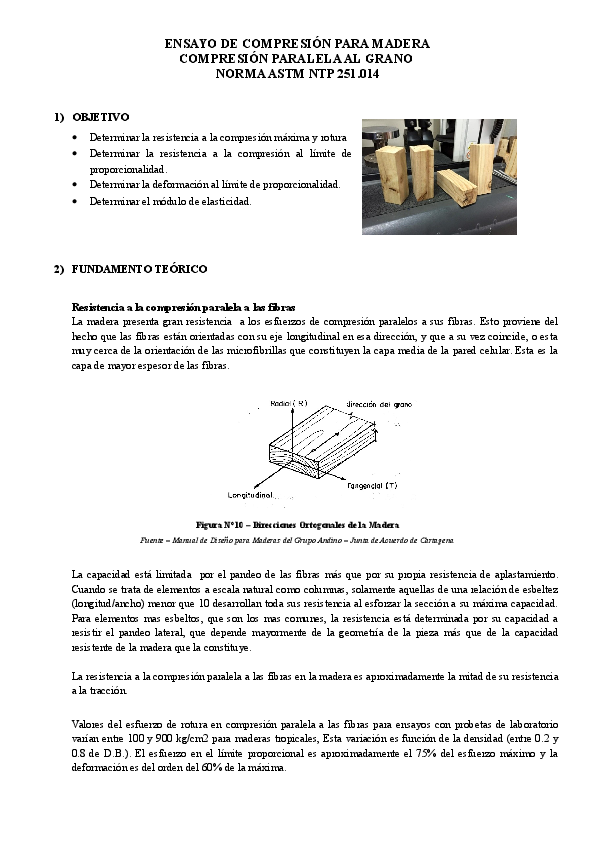 (DOC) ENSAYO DE COMPRESION PARA MADERA