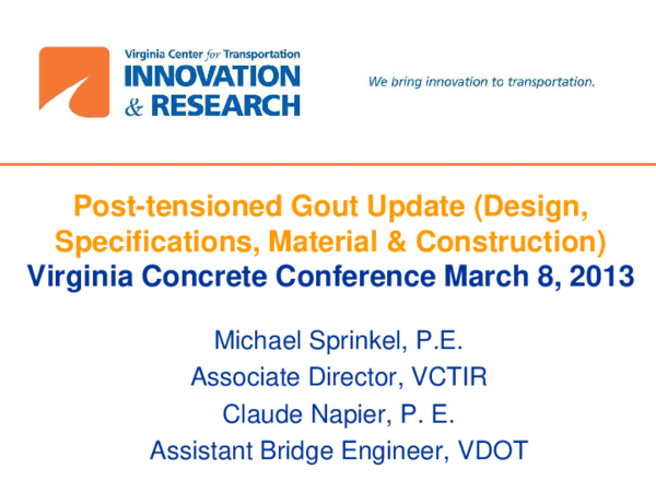 (PDF) grouting for tendons
