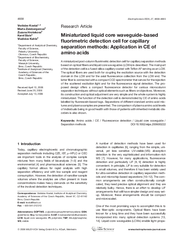 (PDF) Miniaturized liquid core waveguide-based fluorimetric detection ...