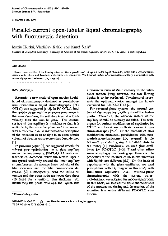 (PDF) Parallel-current open-tubular liquid chromatography with ...