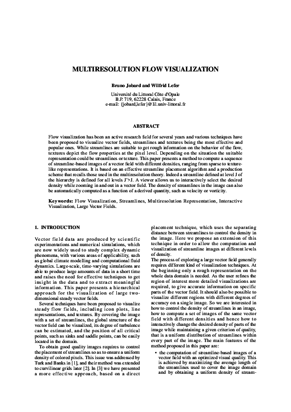 (PDF) Enhanced Unsteady Flow Visualization | Yao Zheng - Academia.edu