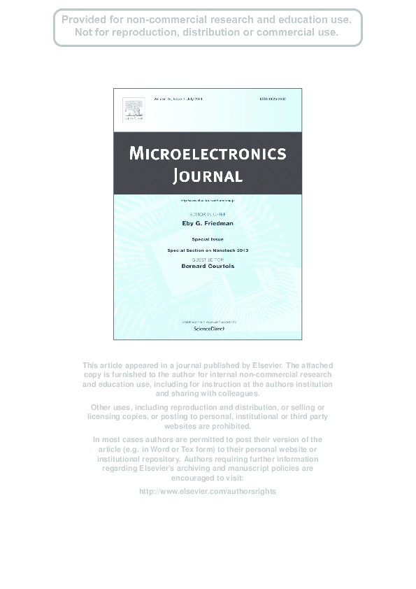 Pdf 035μm Cmos Interface For Sensor Applications 