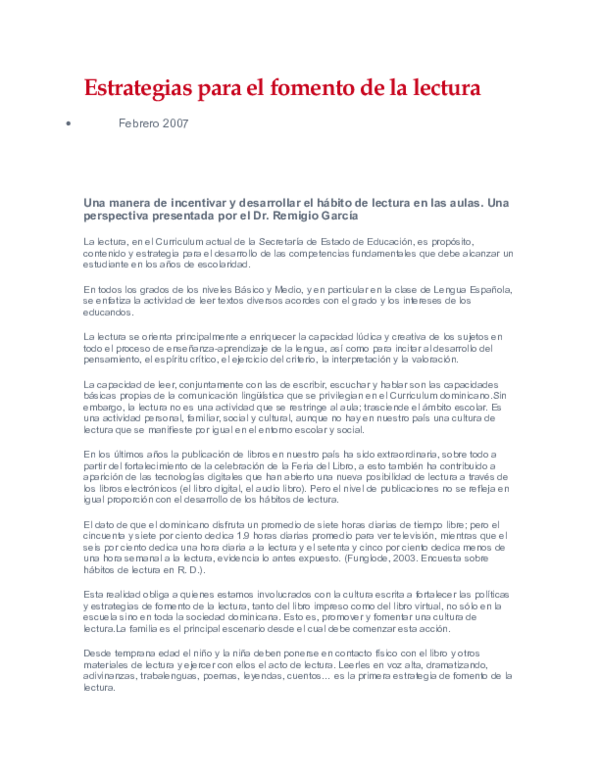 (DOC) Consuelo Estrategias para el fomento de la lectura