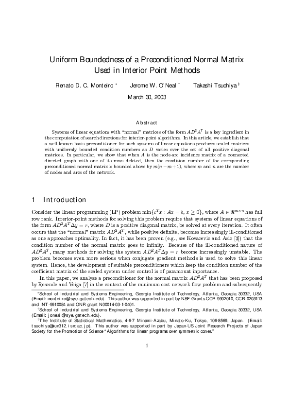 (PDF) Uniform Boundedness of a Preconditioned Normal Matrix Used in ...