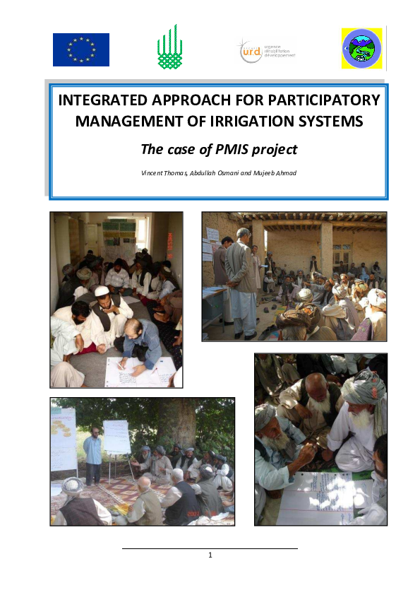 (PDF) Integrated Approach for Participatory Management of Irrigation ...
