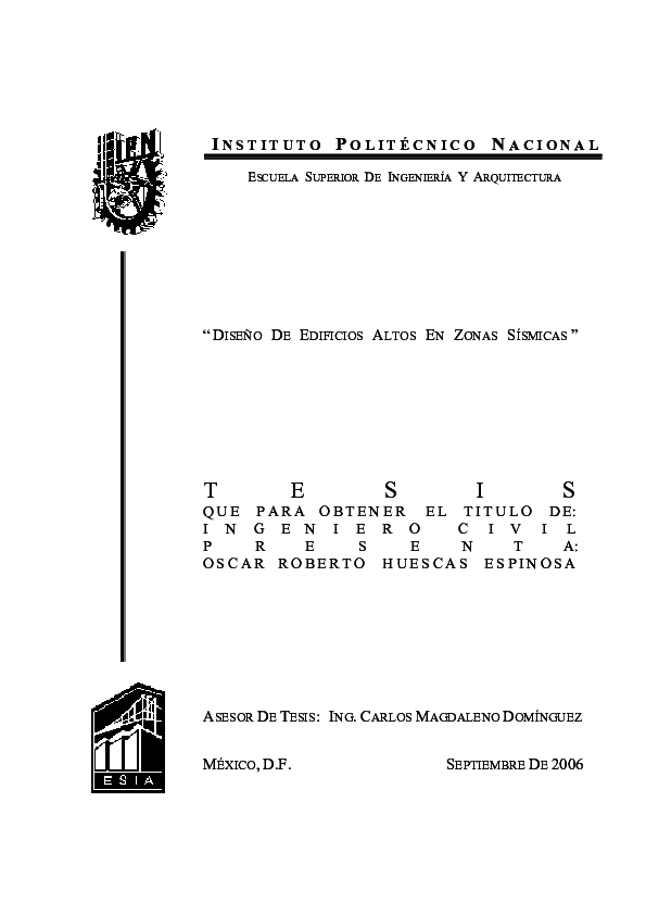 (PDF) 244 DISENO DE EDIFICIOS ALTOS EN ZONAS SISMICAS