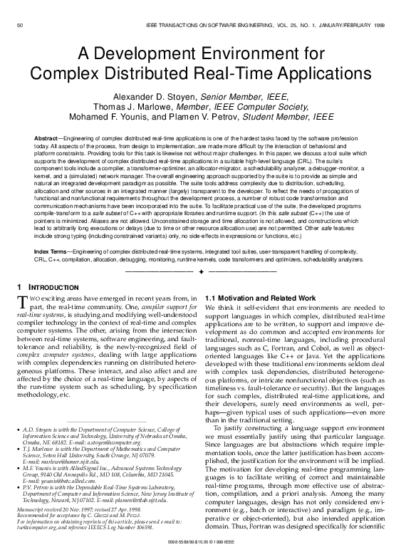 (PDF) MARTe Framework: A Middleware for Real-Time Applications Development | filippo sartori ...