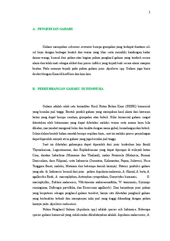 (DOC) DRAFT PENYUSUNAN BUKU GAHARU | nazar udin - Academia.edu