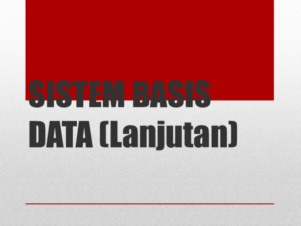 (PDF) 01 Materi Basis Data