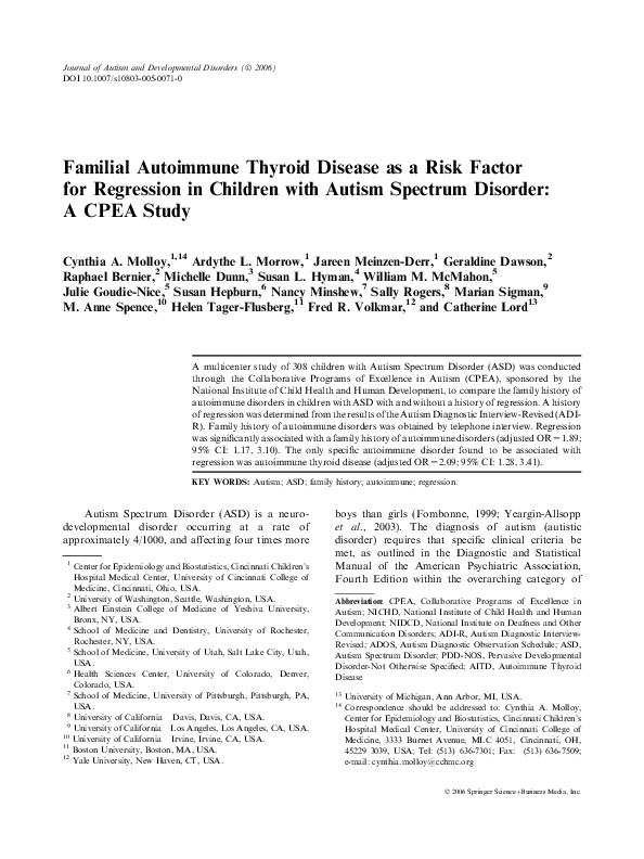 (PDF) Familial Autoimmune Thyroid Disease as a Risk Factor for ...