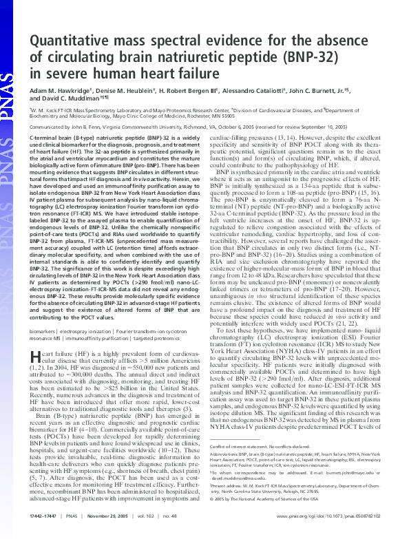 (PDF) Quantitative mass spectral evidence for the absence of ...