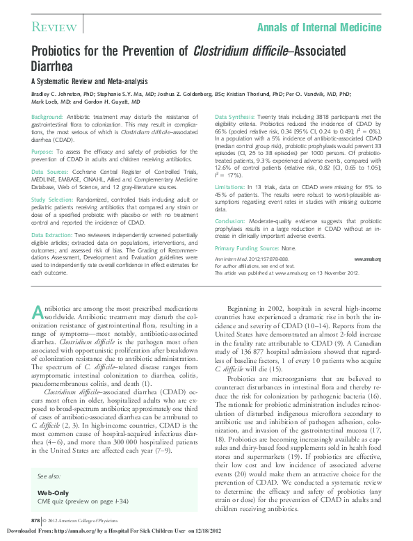 (PDF) The Role of Probiotics in the Prevention and Treatment of ...