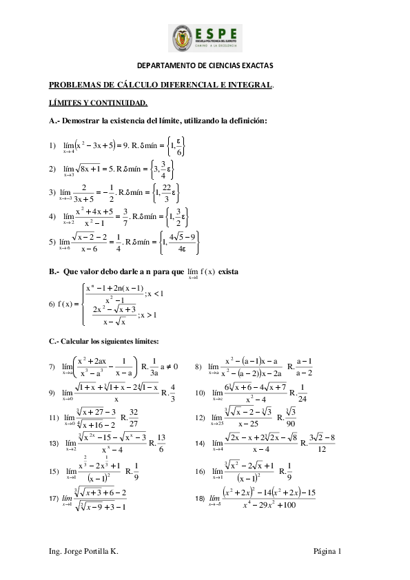 (PDF) Problemas de Análisis Matemático I